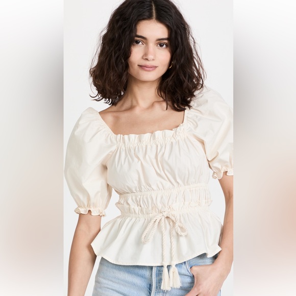 Moon River | Tops | Moon River Puff Sleeve Blouse | Poshmark